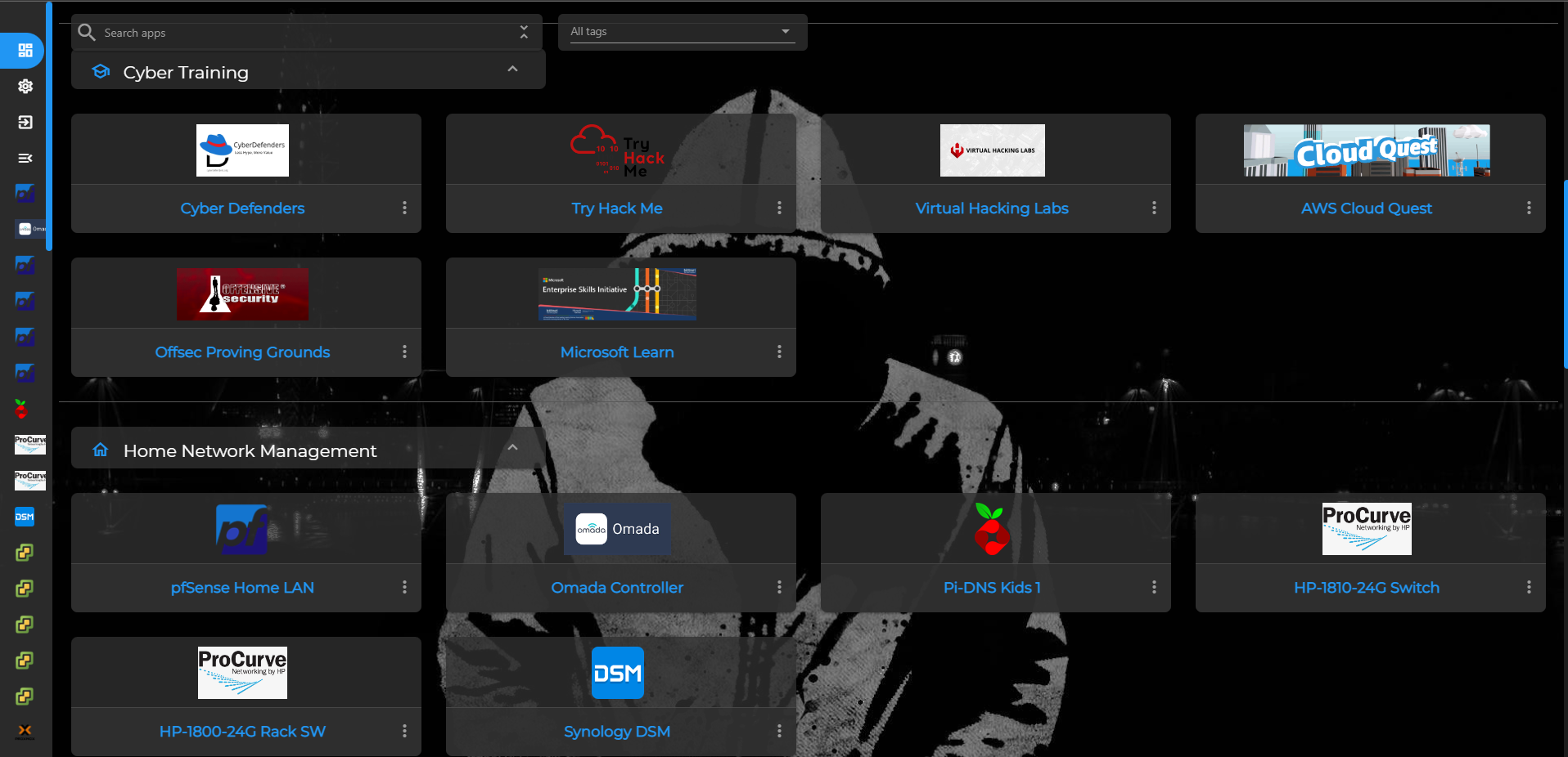 Lab Management with Portainer with DashMachine – Locked Dorr Security